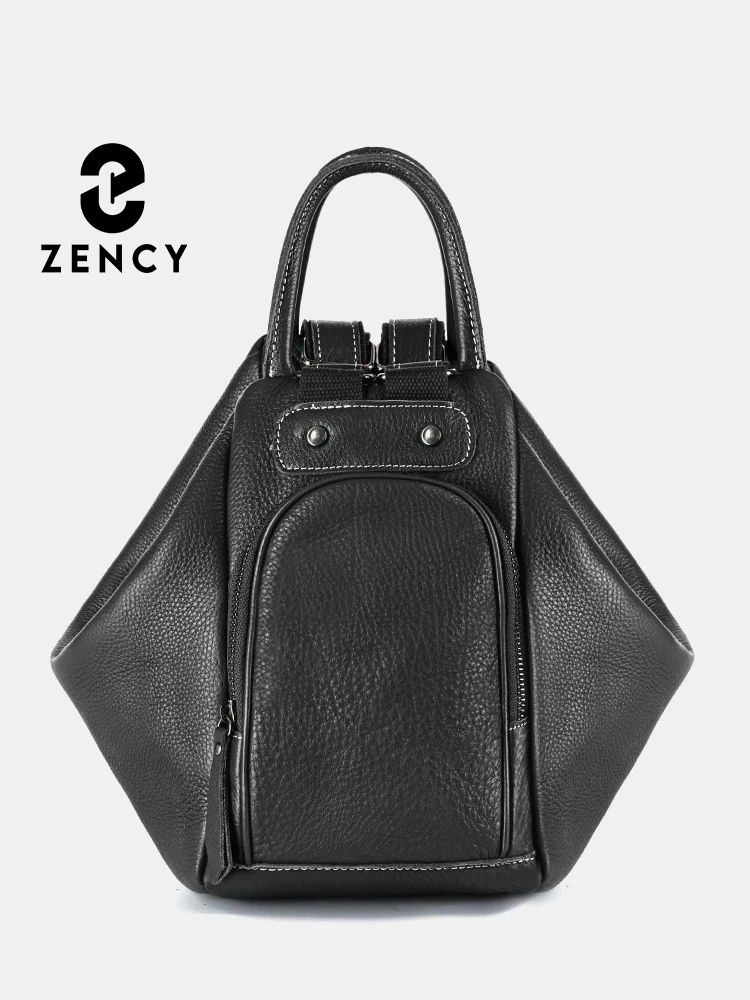 Zency-Genuine-Leather-Women-s-Transformable-Backpack-Knapsack-2024-Designer-Shoulder-Bag ...