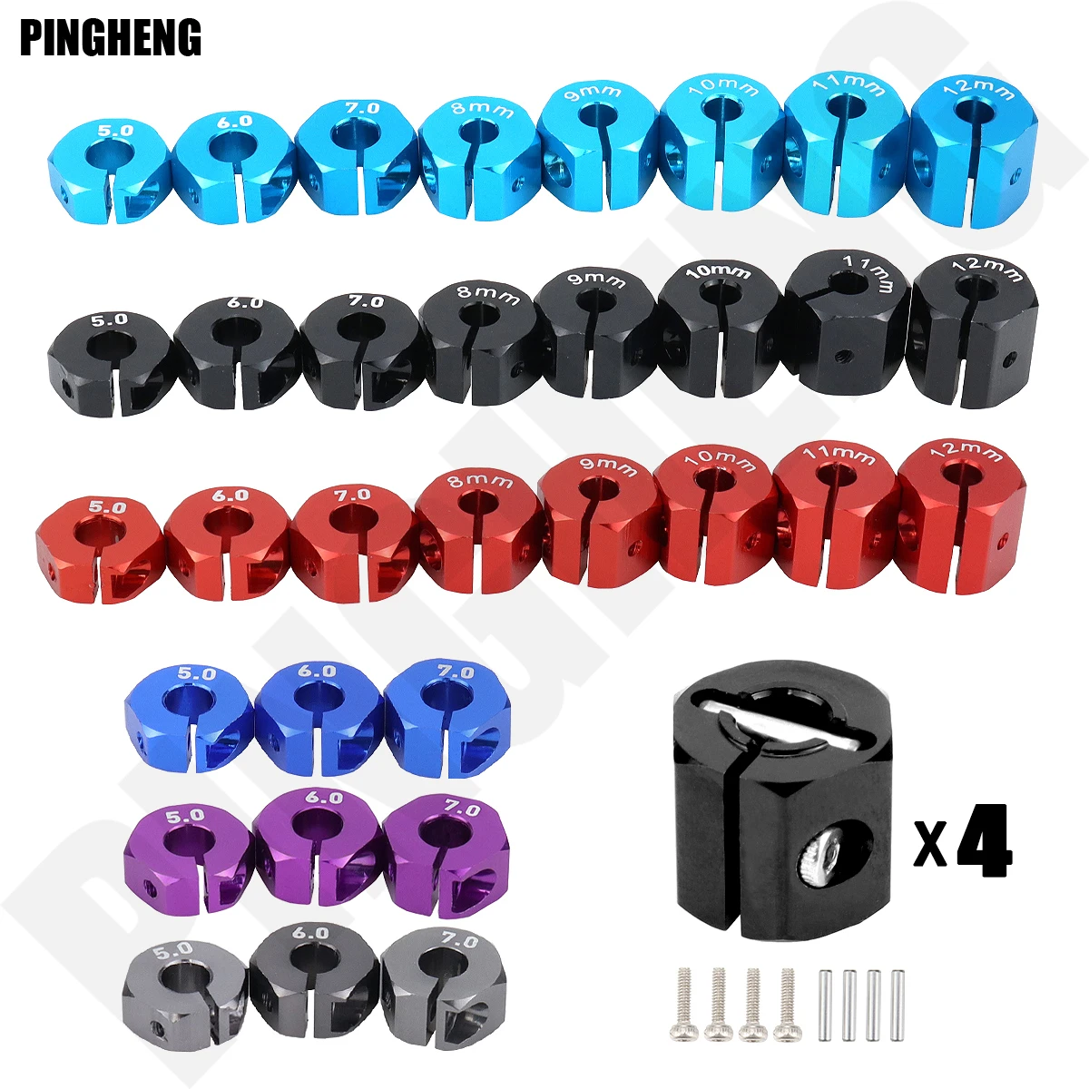 Metal Hex Drive Adapter | 12mm Hex Adapter | Rc Car 12mm Hex | Metal ...