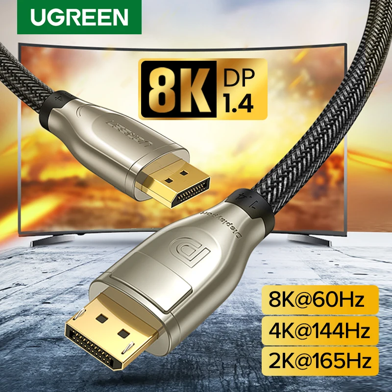 Ugreen-8K-DisplayPort-1-4-Cable-8K-60Hz-4K-144Hz-Ultra-High-Speed-32 ...
