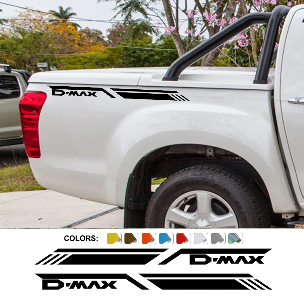 Pickup-Rear-Trunk-Side-Sticker-For-Isuzu-Dmax-D-Max-Car-Stickers-Truck ...
