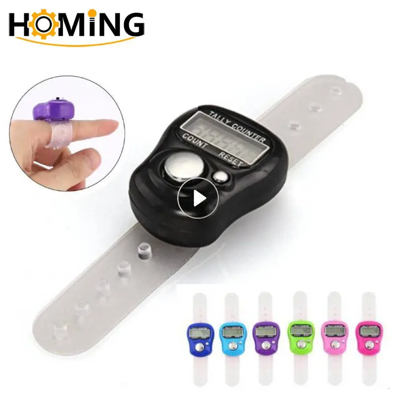 Electronic-Digital-Finger-Ring-Tally-Counter-Hand-Held-Knitting-Row ...