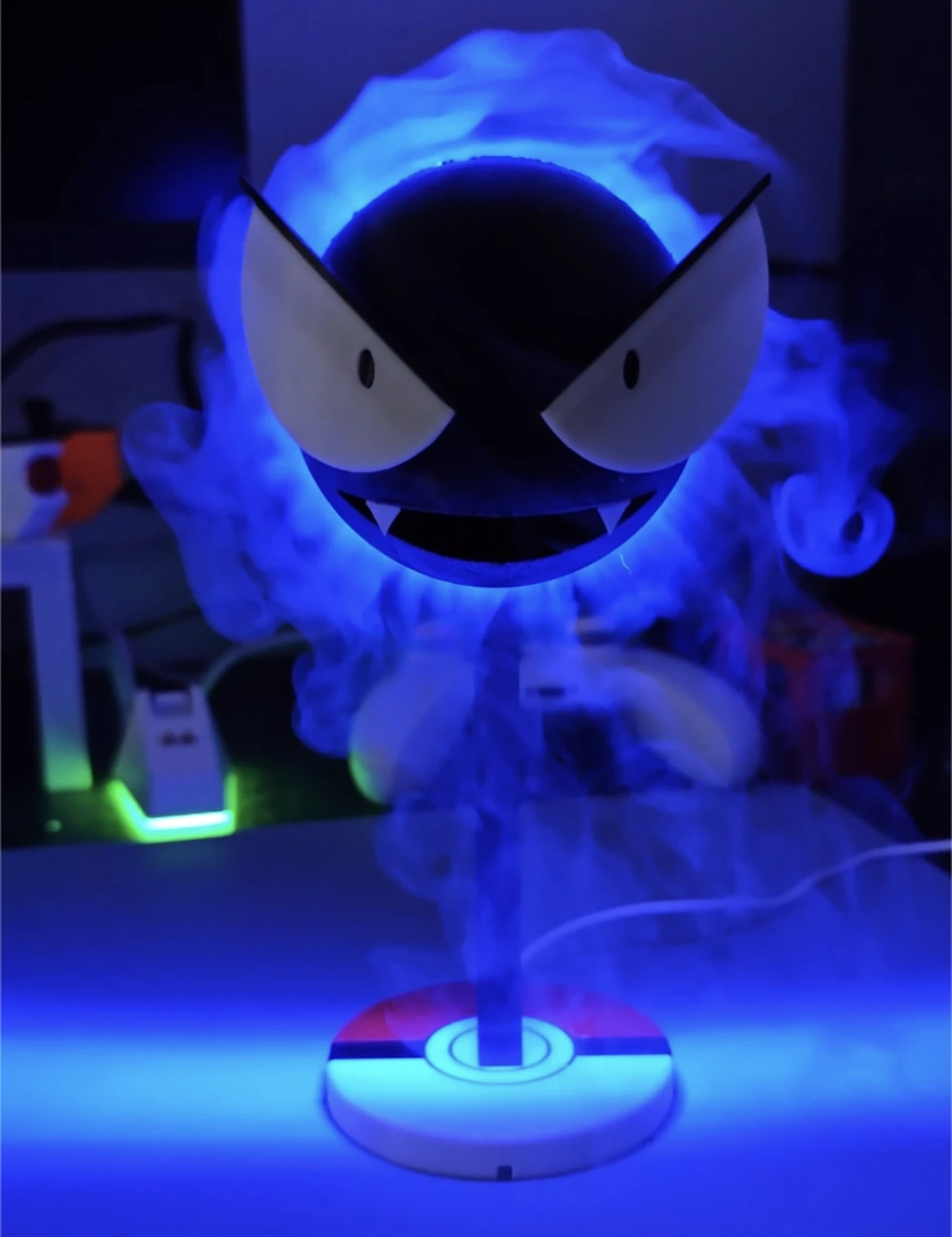 Humidificador-de-aire-de-Pok-mon-Gastly-purificador-de-niebla-fr-a-con ...