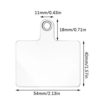 10pcs Universal Detachable Transparent Mobile Phone Lanyard Patch ...