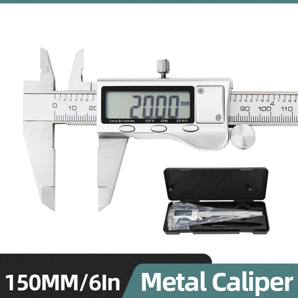 Metal-Digital-Display-Calipers-Verniers-Calipers-Professional-Measuring-Tools-Woodworking ...