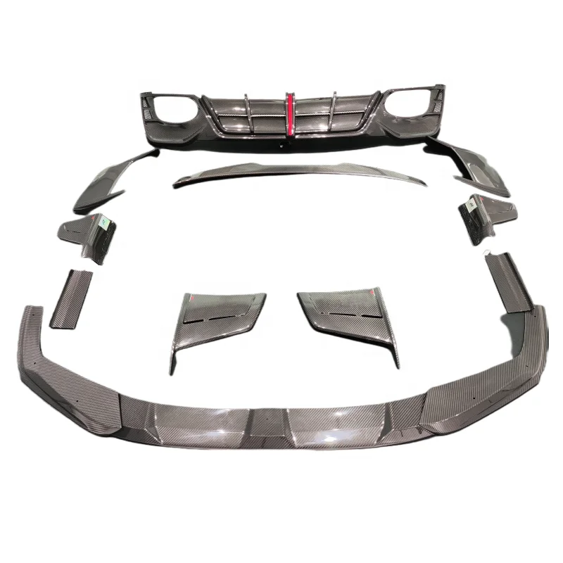 Kit-de-carrocer-a-de-fibra-de-carbono-estilo-AE-aler-n-delantero-y ...