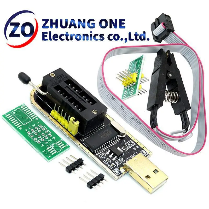Ch341a 24 25 Series Eeprom Flash Bios Usb Programmer Module + Soic8 ...