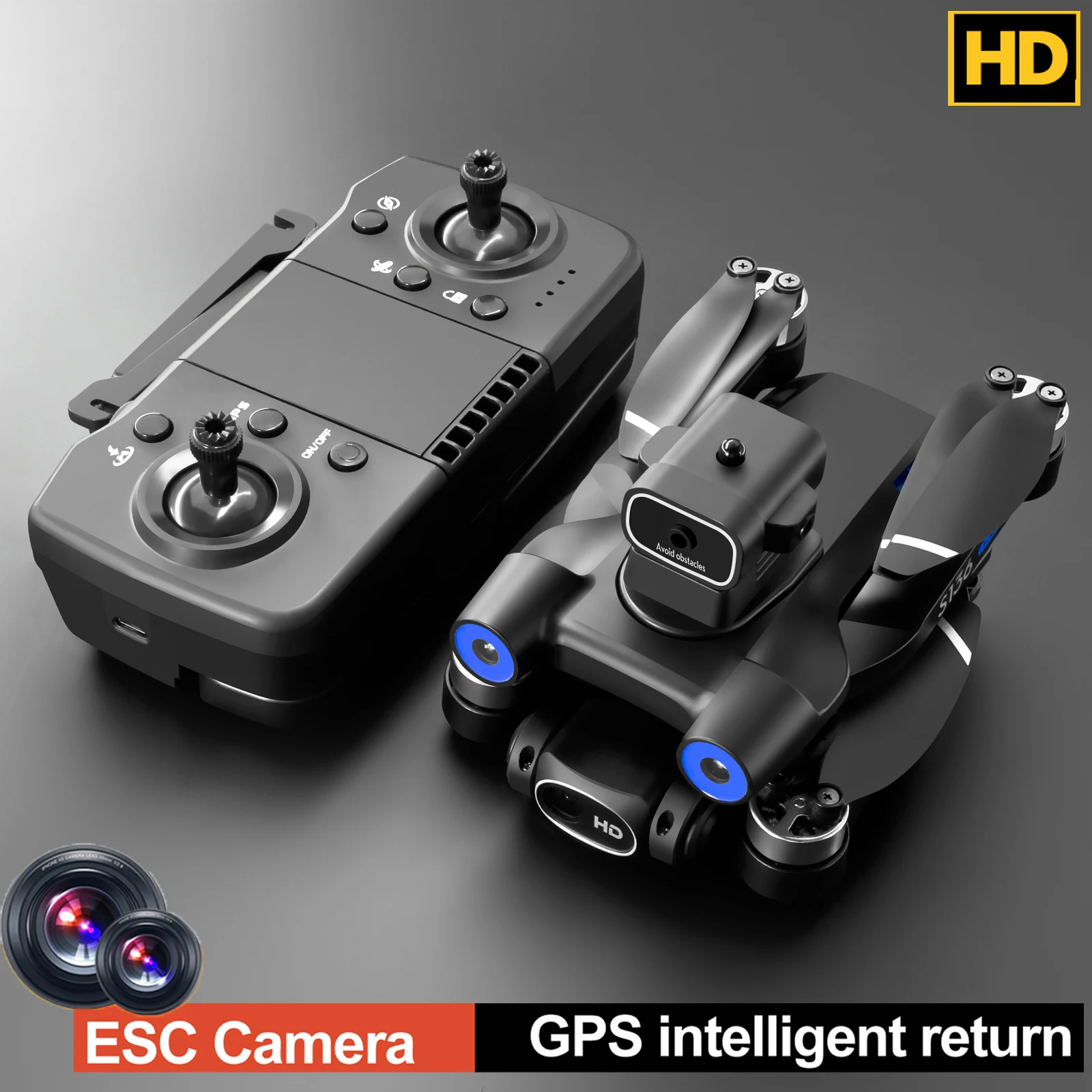 Aeronave-de-controle-remoto-sem-escova-para-meninos-S136-RC-Drone-c ...