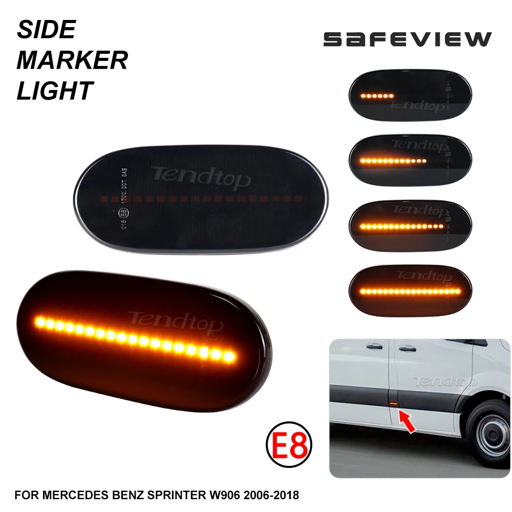 Dynamic-LED-Side-Marker-Light-Sequential-Turn-Signal-Blinker-Indicator ...