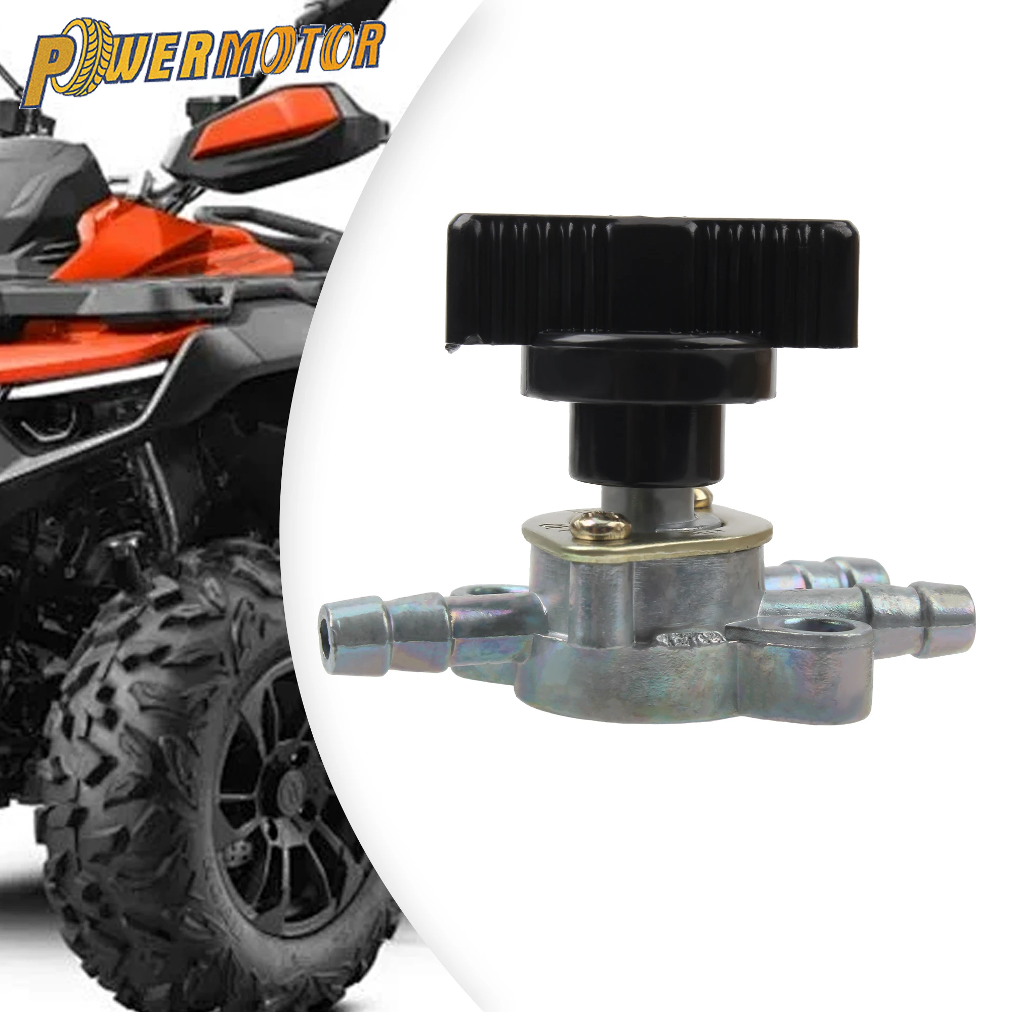 ATV Motocross 3 Way Fuel Tank Tap Pocket Cock Valve Switch for E-ton ...