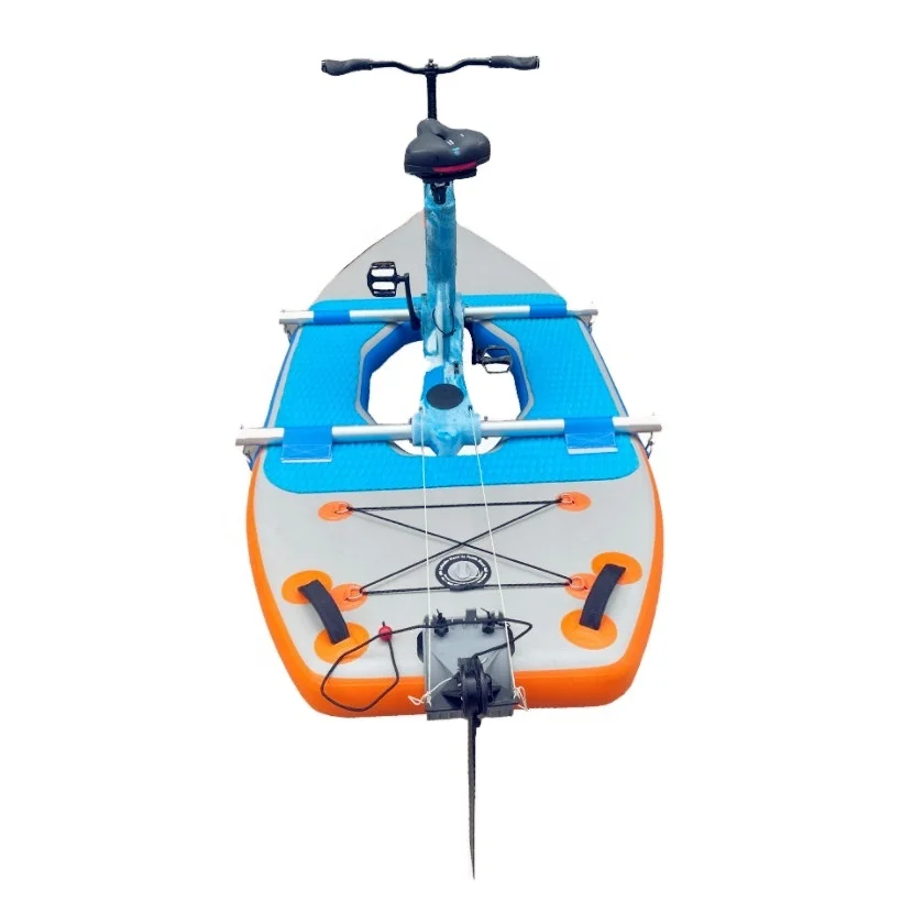 Inflatable-Water-river-sea-Bike-Swan-Pedal-Boat-tandem-bicycle-Bike ...