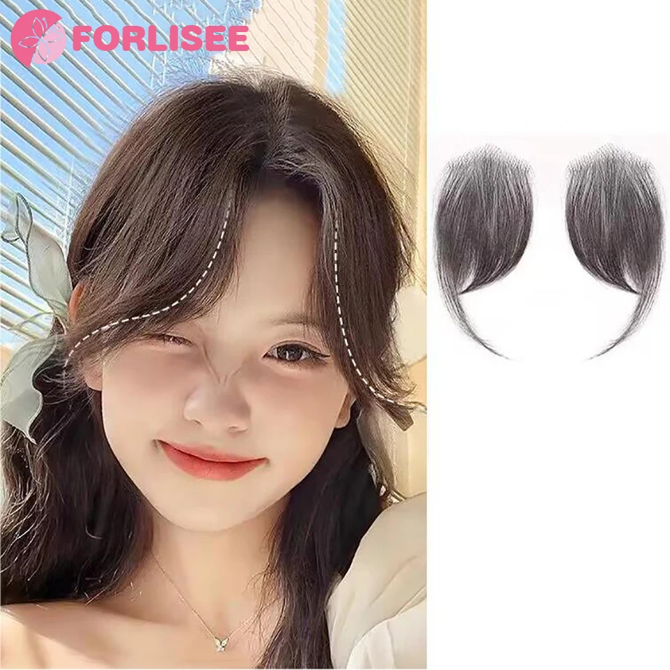 FOR-Bangs-Wig-Female-Forehead-Hairline-Eight-Line-Bangs-Hair-Patch ...