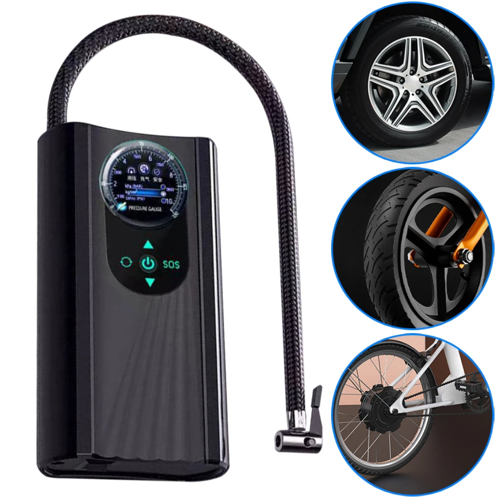 Portable-Electric-Air-Pump-Motorcycle-Bicycle-Tire-Air-Pump-USB-Outdoor ...