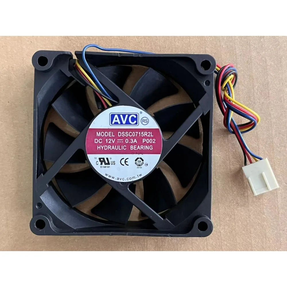 NEW-Fan-DSSC0715R2L-12V-0-3A-7020-7cm-4-wire-PWM-Intelligent ...