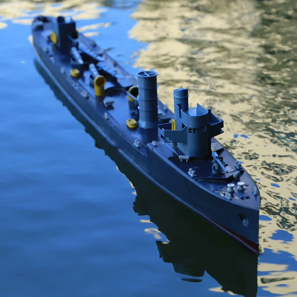 1/100 RC Boat 95cm G-101 Destroyer Remote Control Ships Light-curing ...