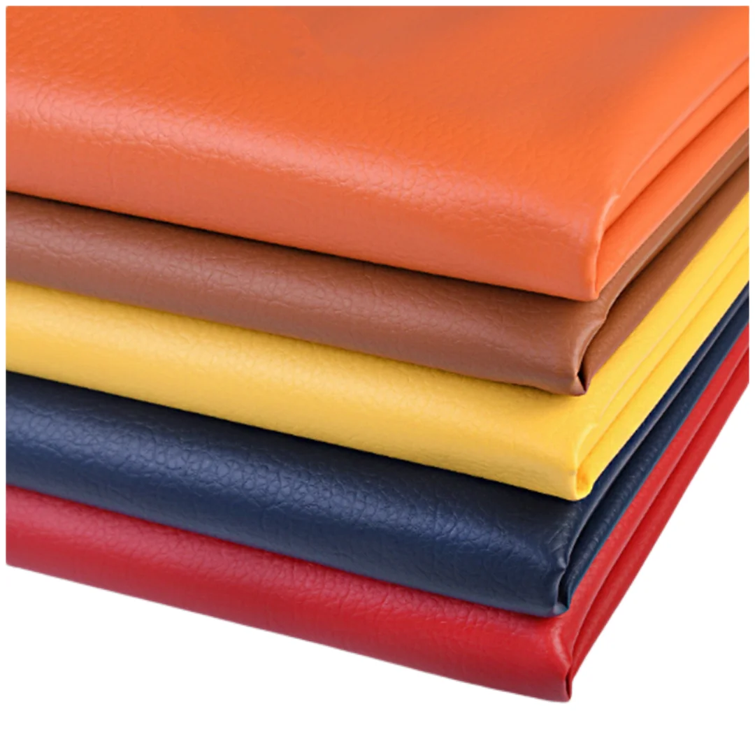 100*138cm Litchi Synthetic Leather PU Leather Fabric Artificial Faux ...