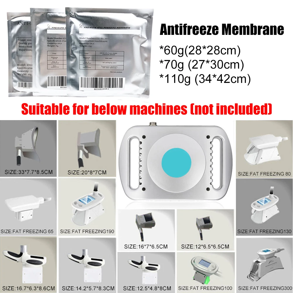 60g - 10PCS - Cryo pad à membrane antigel pour la cryolipolyse ...