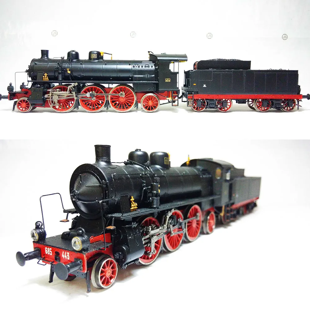 HO 1:87 Scale Train Model French Steam Locomotive 6552 Toy Train with ...