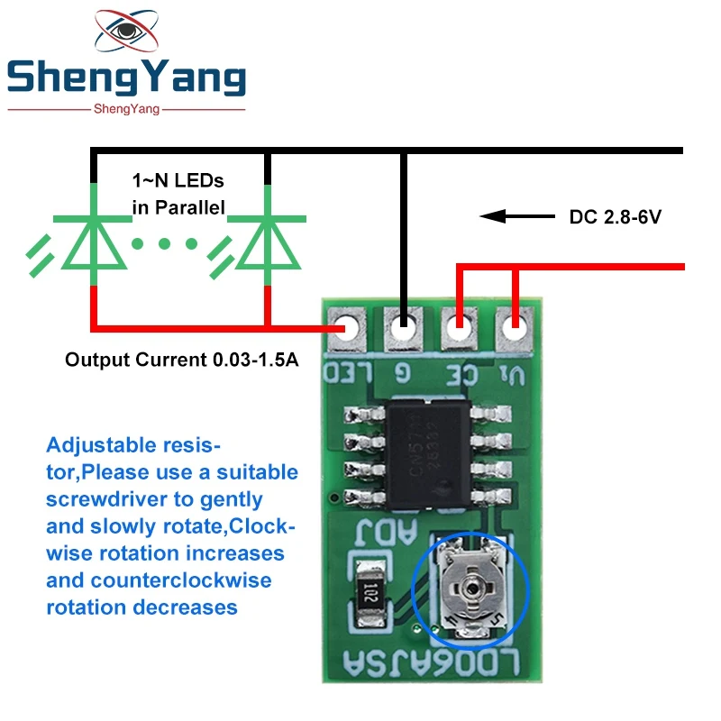 30-1500MA-Adjustable-Constant-Current-LED-Driver-DC-3-3V-3-7V-4-2V-5V ...