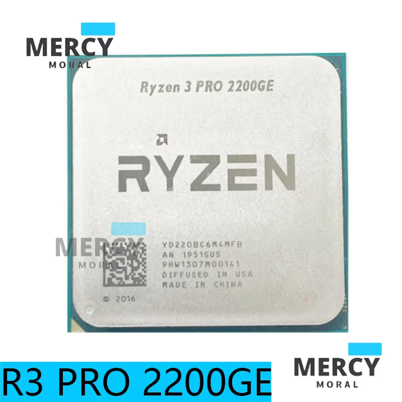 AMD-Para-processador-CPU-Ryzen-3-PRO-2200GE-R3-PRO-2200GE-3-2GHz-quad ...