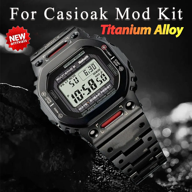 Kit-de-modifica-o-de-tit-nio-para-Casioak-GLS5600-DW-5600-Metal-Strap ...