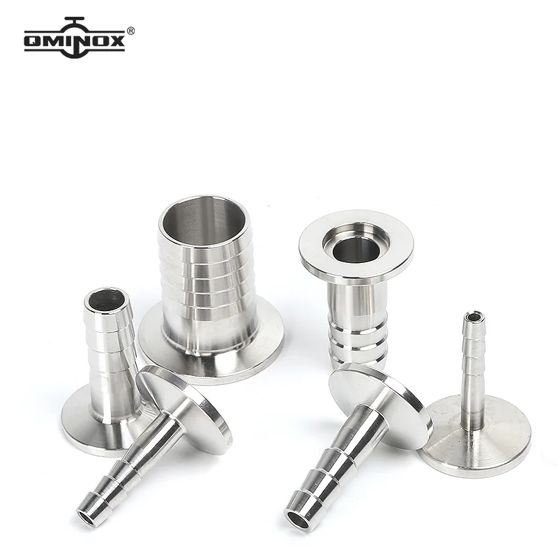 SS304-KF25-Hose-Adaptors-KF-Flange-Adapter-For-Vacuum-Hose-Barb ...