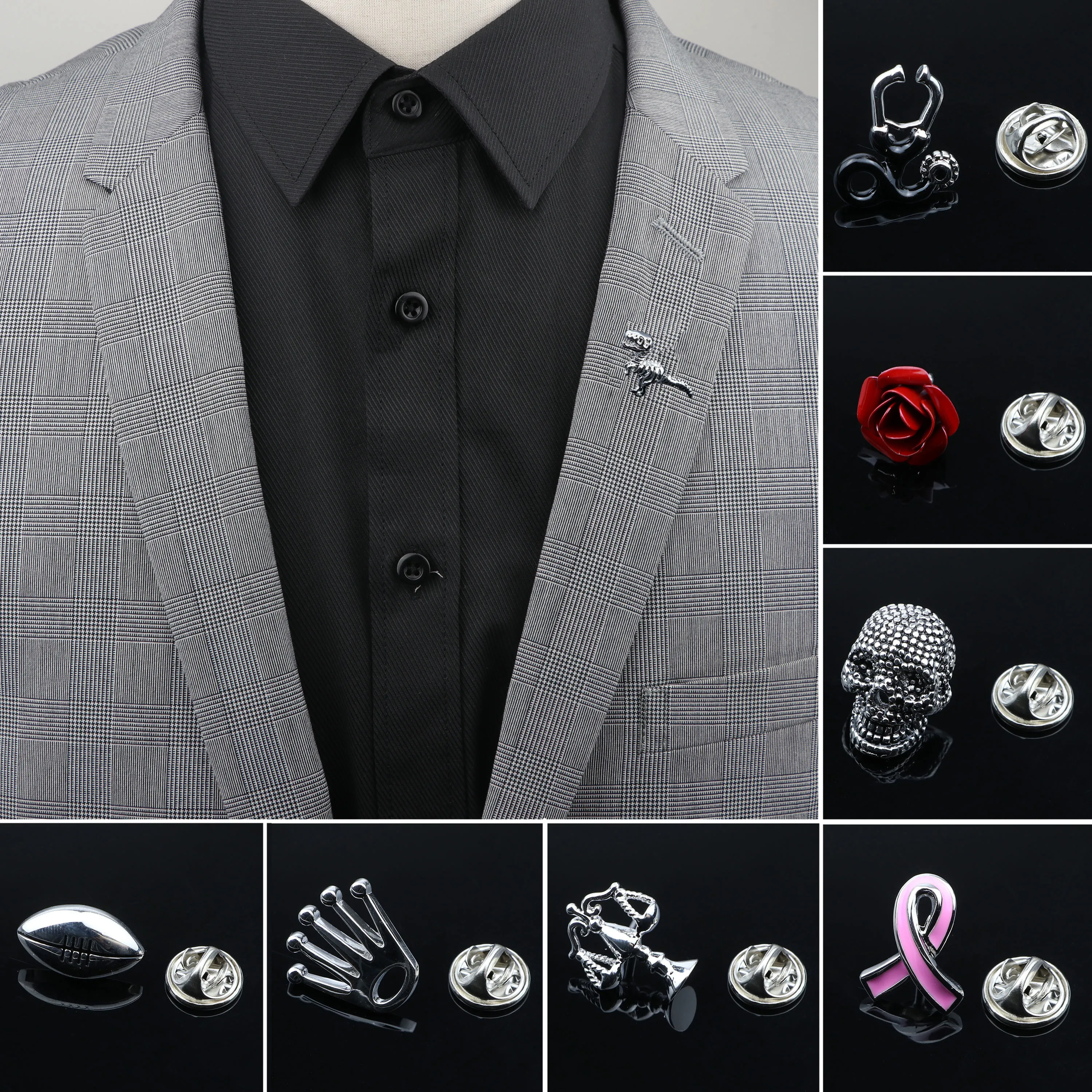 Men-s-Advanced-Chic-Brooch-Rose-National-Flag-Skull-Pin-Suit-Shawl ...