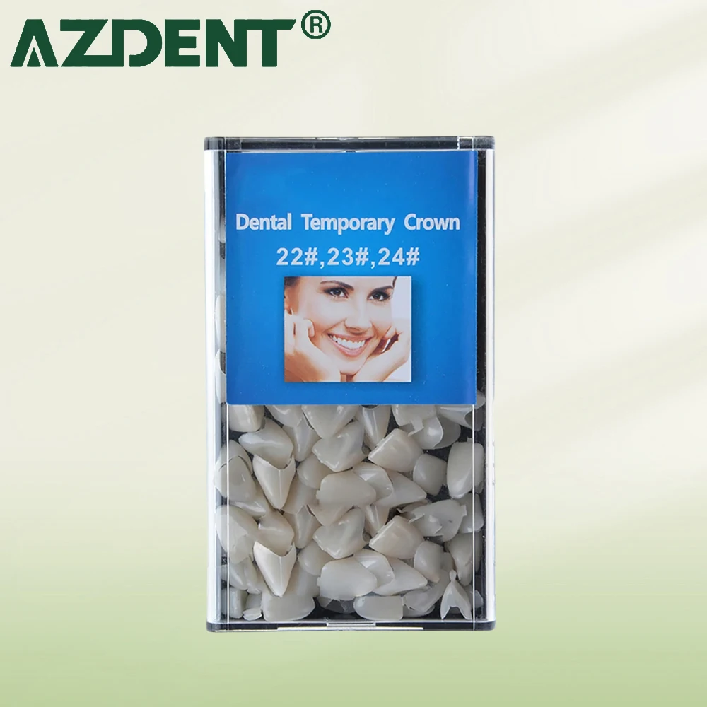 72-Pcs-Box-AZDENT-Dental-Temporary-Crown-Anterior-Teeth-Veneers ...