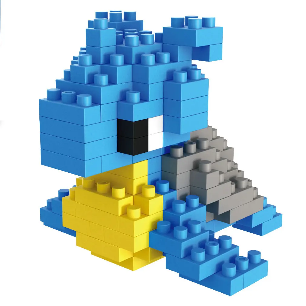 Bloques de Pokémon para armar, pequeños bloques de construcción de ...