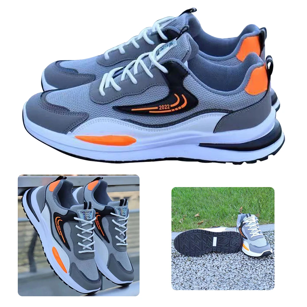 Mens-Sports-Sneakers-Lace-Up-Outdoor-Shoes-Cozy-Breathable-Tennis-Shoes ...
