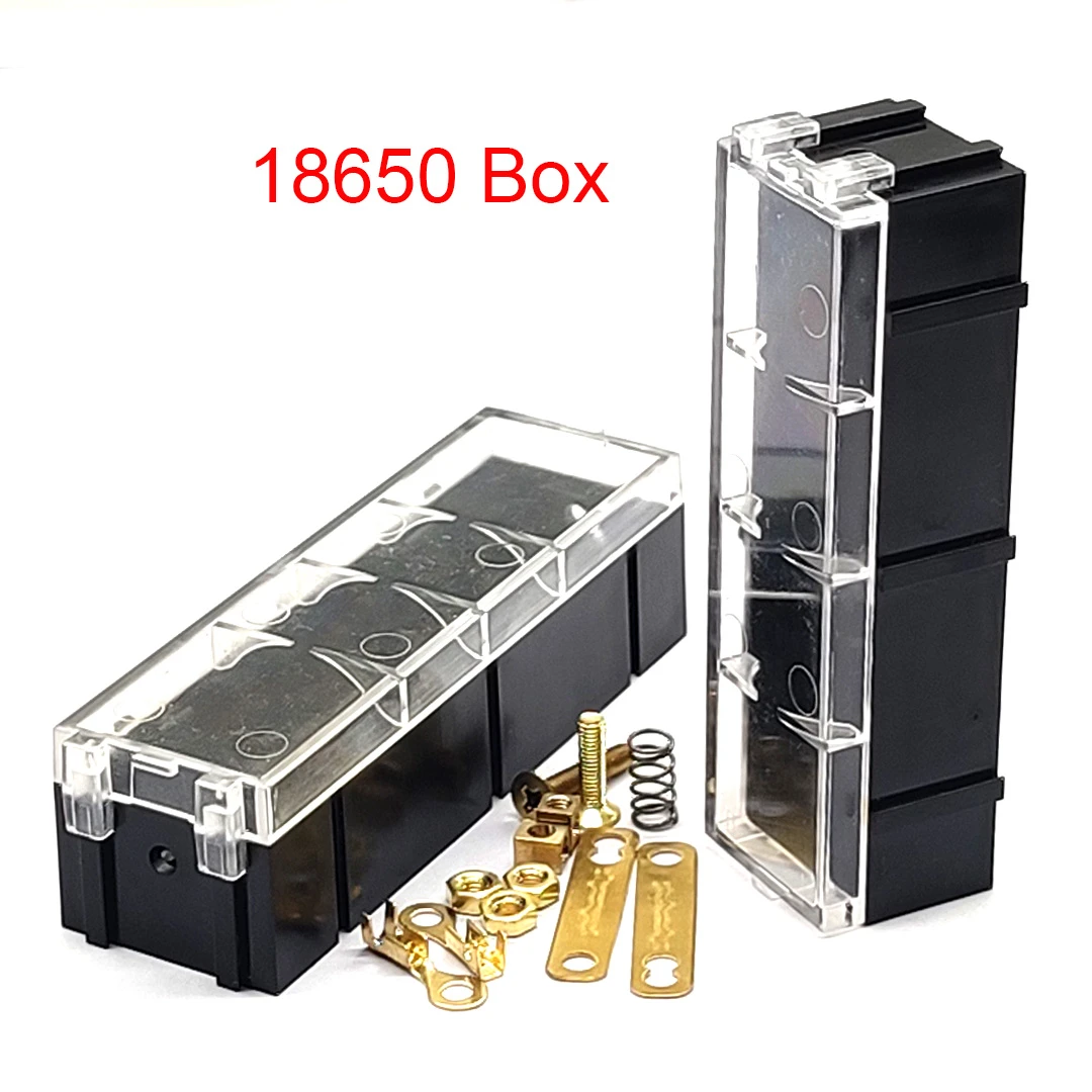 18650 Splicable Battery Slot DIY 18650 Battery Case Solder free Lithium ...