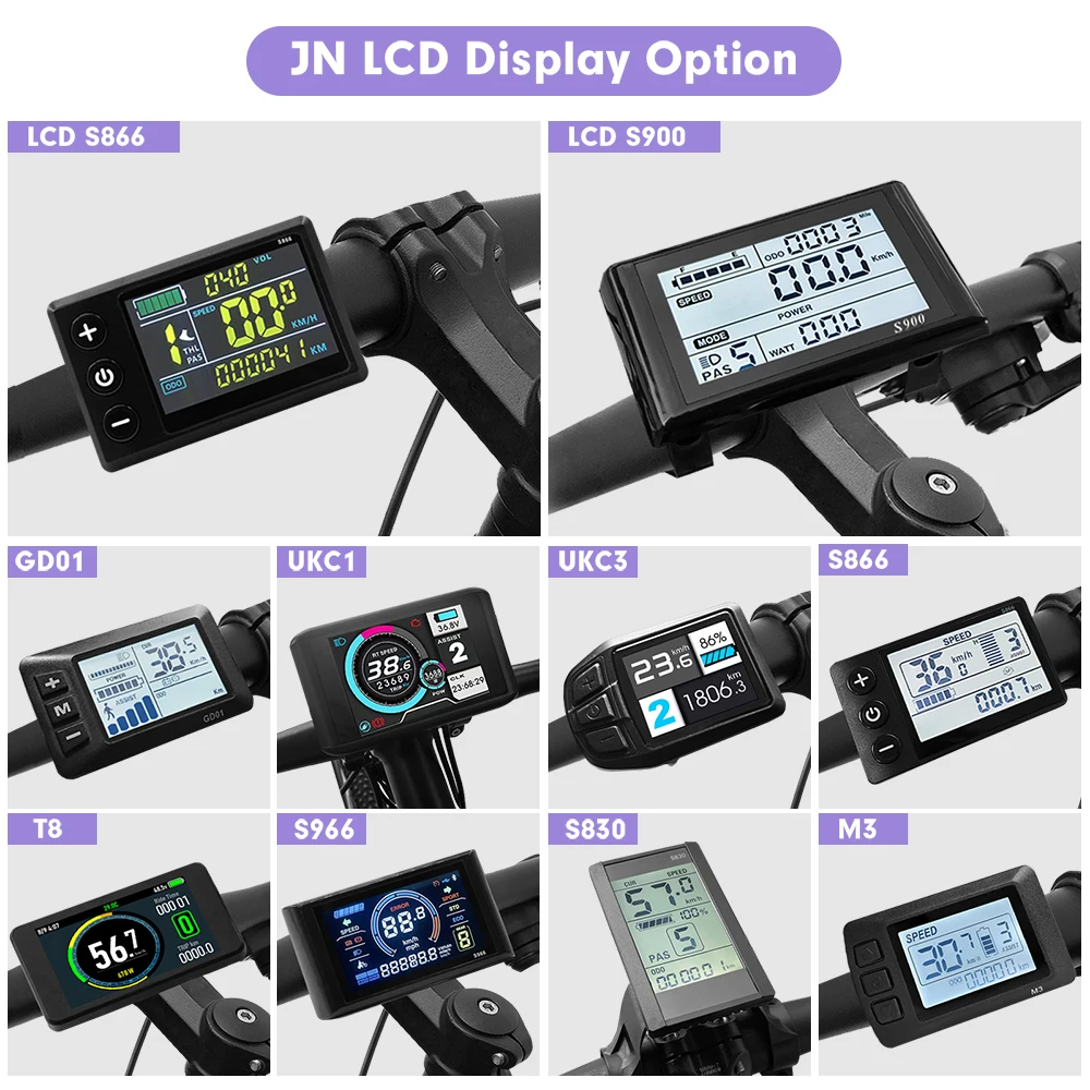 Ebike-Display-S866-S900-M3-M5-UKC1-24V36V48V-SM-Waterproof-Connection ...