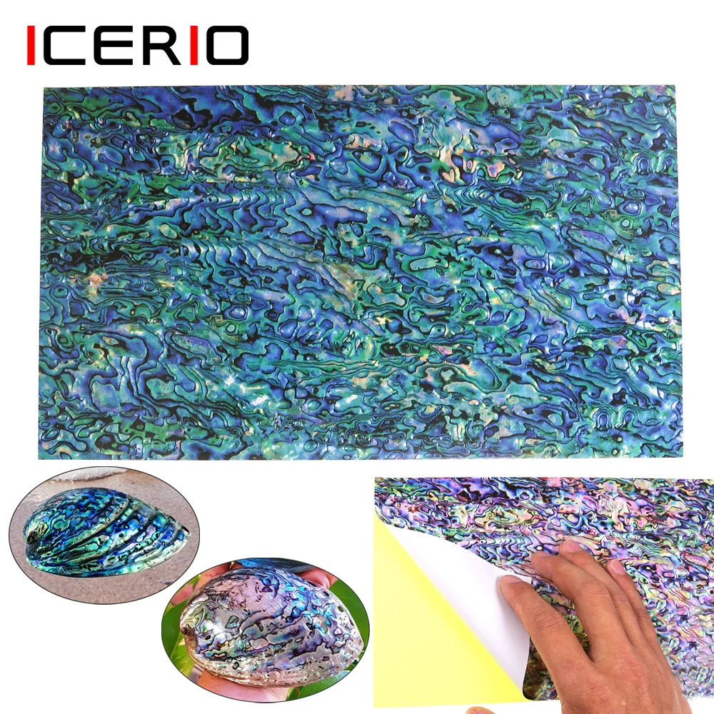 ICERIO-Print-Flexible-Abalone-shell-sheet-Adhesive-Paua-Veneer-Sheet ...