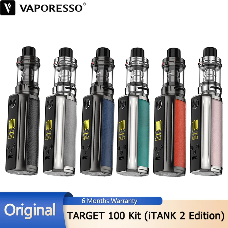 Original-Vaporesso-Target-100-iTANK-2-Edition-Kit-100W-Box-MOD-Vape-5ml ...