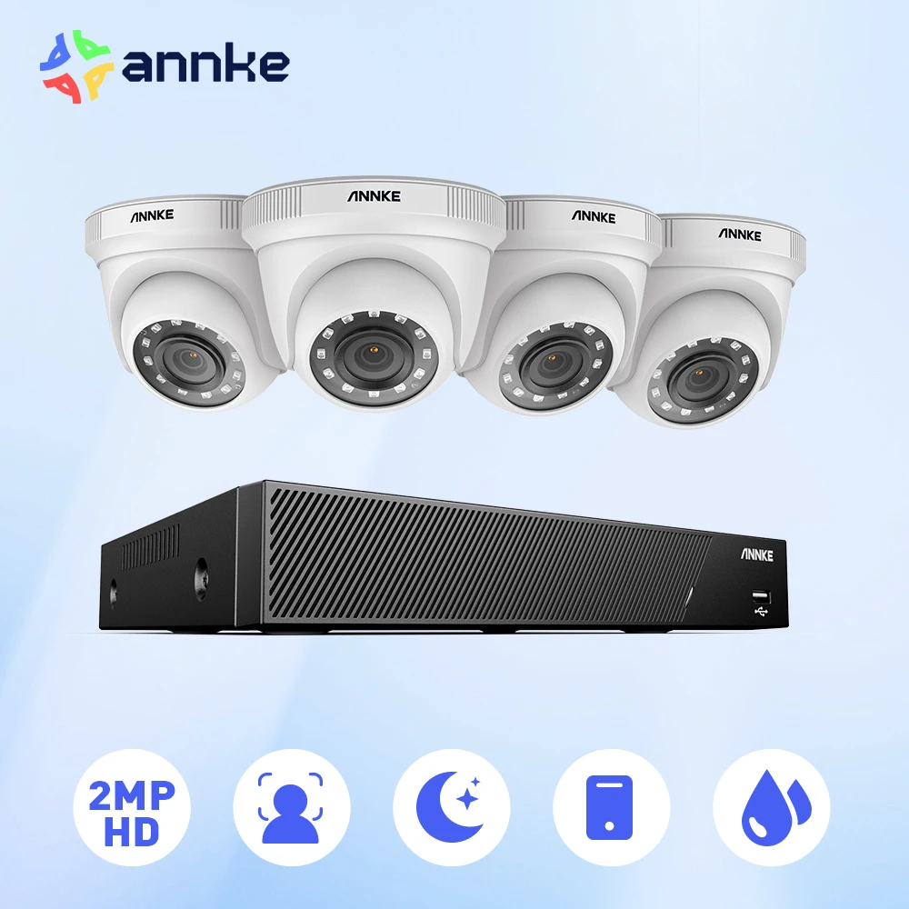 ANNKE-8CH-2MP-HD-Video-Security-System-H-265-6in1-5MP-Lite-DVR-4X-8X ...