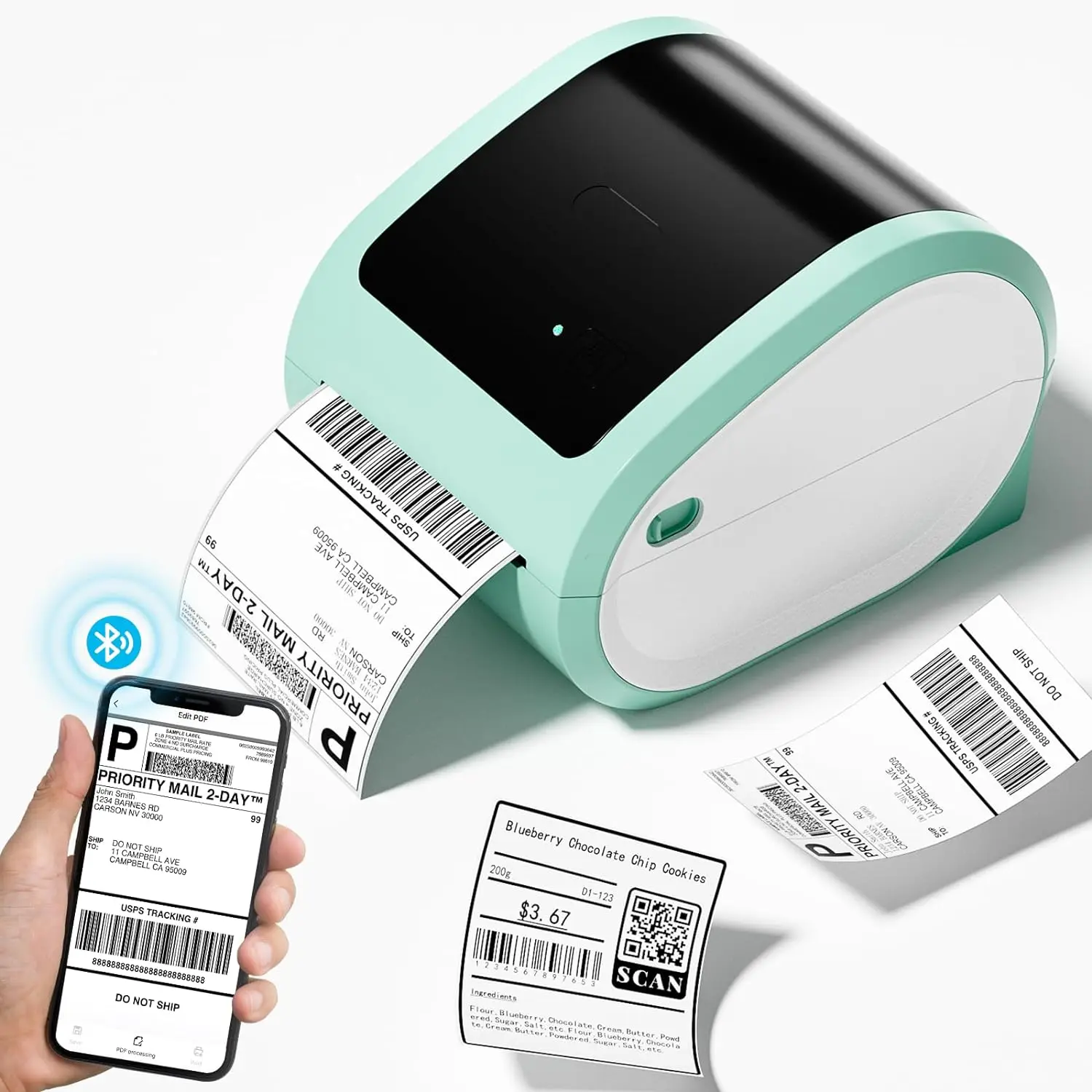 Bluetooth-Thermal-Label-Printer-D520-BT-Shipping-Thermal-Printer ...