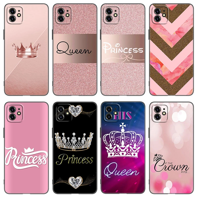 Queen Princess Case X Iphone 12 Pro Max | Iphone 13 Mini Case Pink Gold ...
