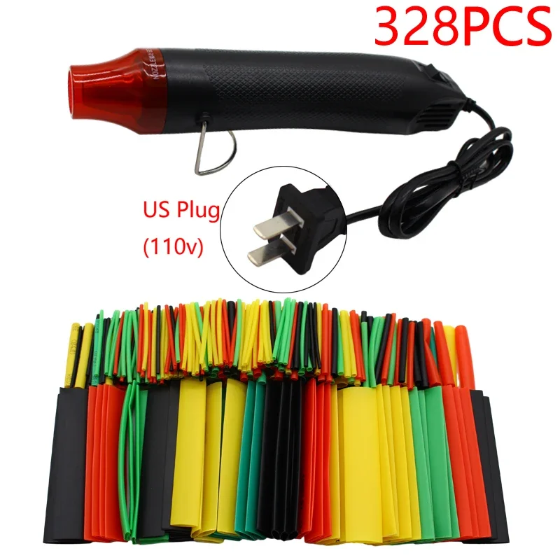 127-328pcs-Heat-Shrink-Tube-2-1-Shrinkable-Wire-Shrinking-Wrap-Tubing ...