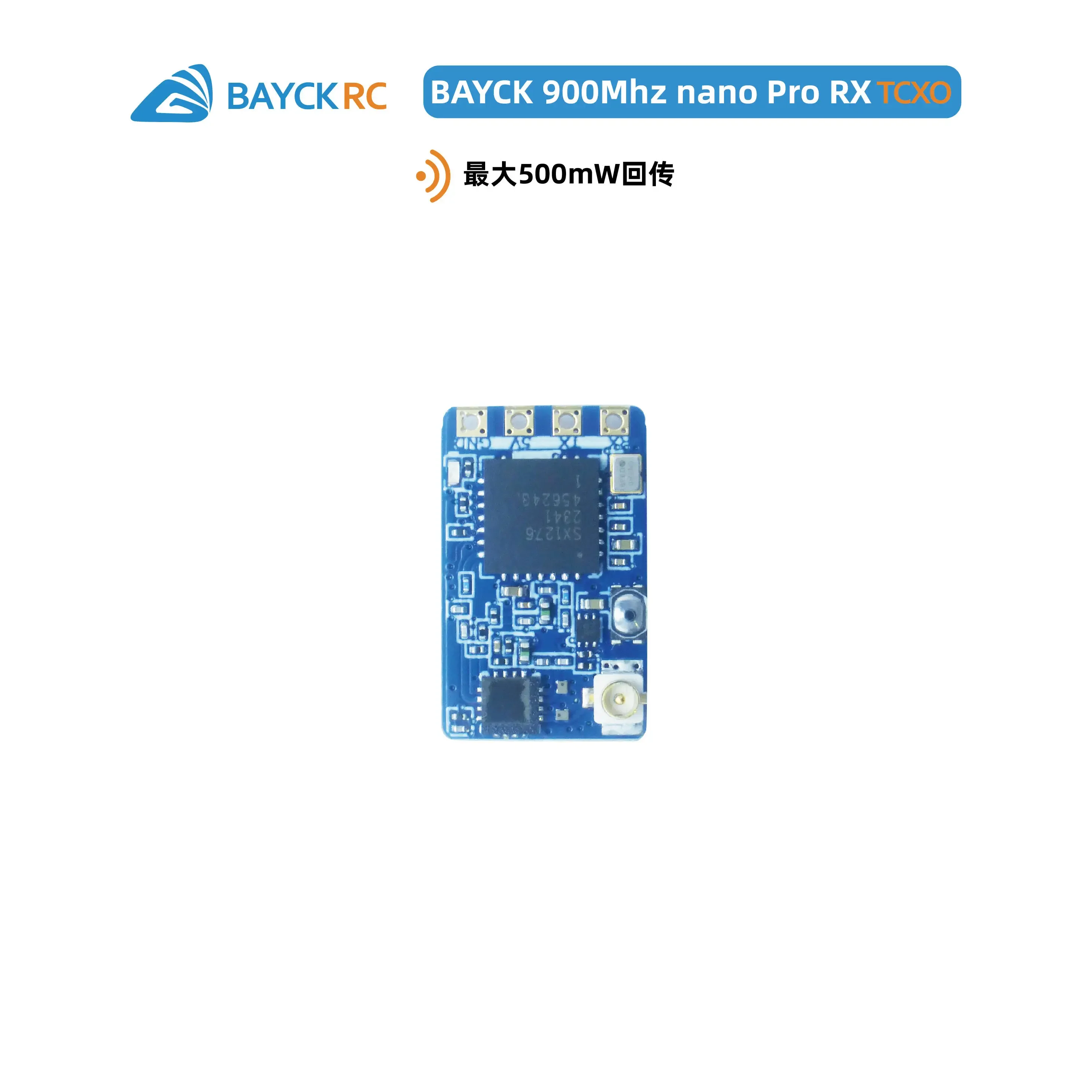 New-BAYCK-ELRS-915M-NANO-PRO-Receiver-ExpressLRS-500mW-5KM-IPEX1-Double ...
