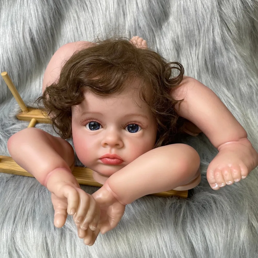 23inch-Reborn-Doll-Kit-Tutti-3D-Painted-Many-Details-Visible-Veins-Bebe ...