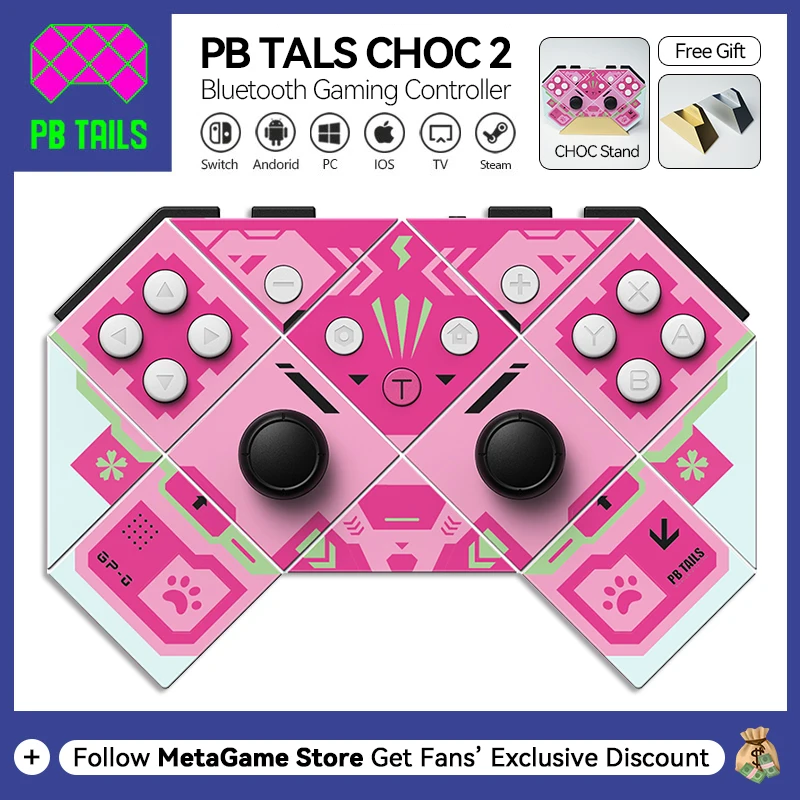 PB TAILS Bluetooth Game Controller SAKURA WARRIOR Metal Shell Gamepad ...