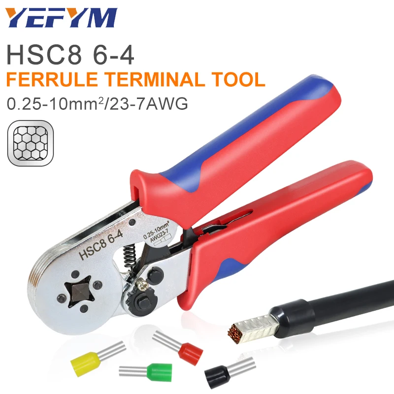 Terminal Pin Crimping Pliers | Ratchet Electricians Tools | Electrician ...