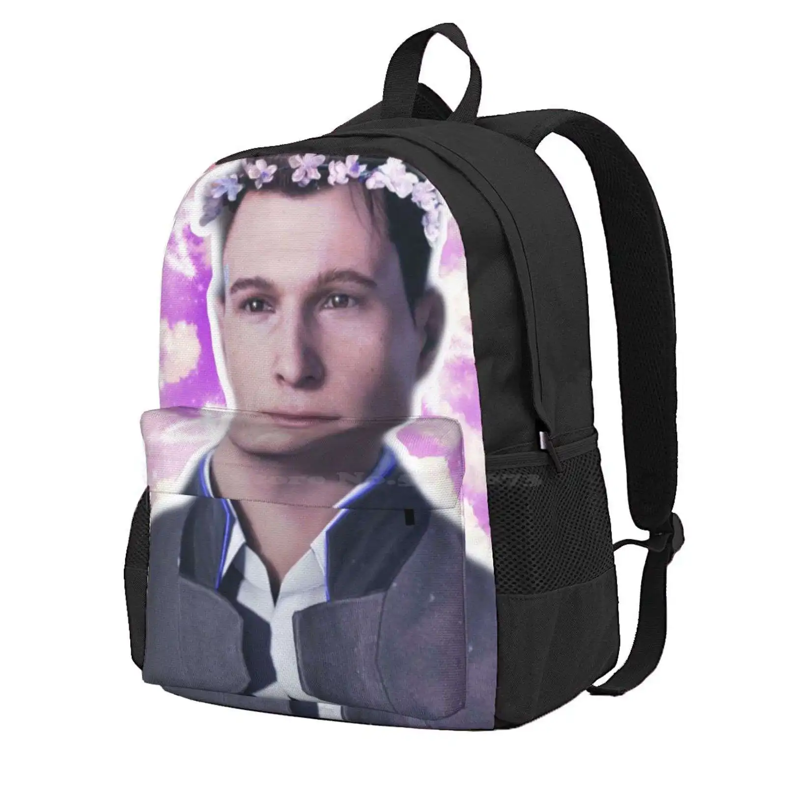 Flowerboy-Connor-Dbh-Videogame-Hot-Sale-Schoolbag-Backpack-Fashion-Bags ...