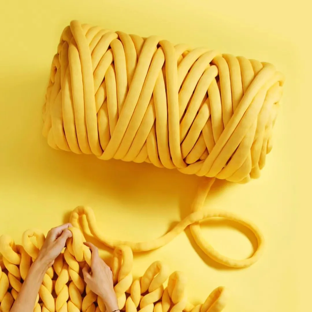 1KG-Thick-Super-Bulky-Chunky-Yarn-Hand-Knitting-Woven-Thread-Basket ...