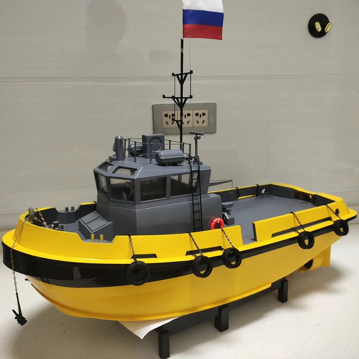 1/33 RC Boat 60cm Damen 1907 Remote Control Tugboat 3D Printing ...