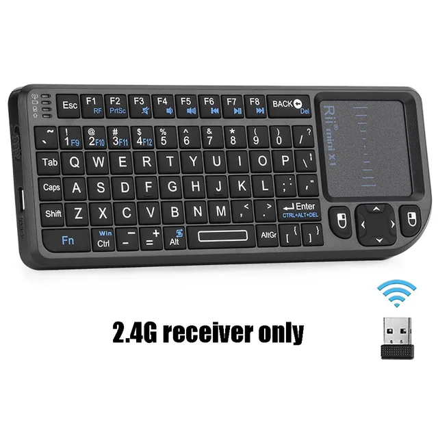 Rii Mini Wireless English Keyboard with TouchPad for Android TV Box ...