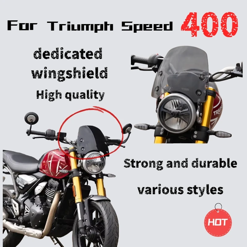 For Triumph Speed 400 modified windshield accessories Speed 400 front ...