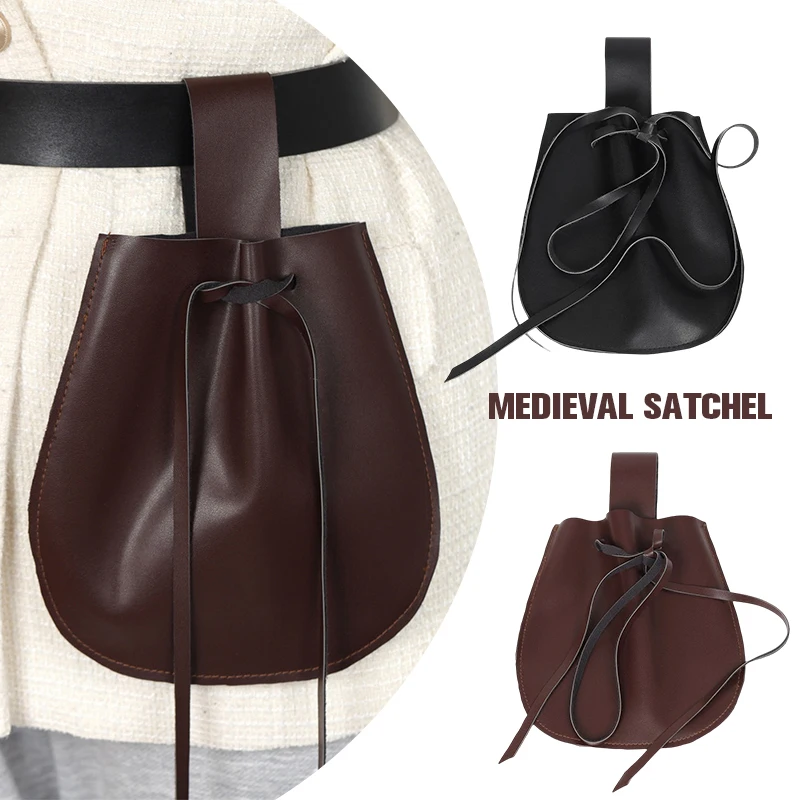 Retro-Medieval-Viking-PU-Leather-Coin-Purse-Small-Waist-Belt-Pouch ...