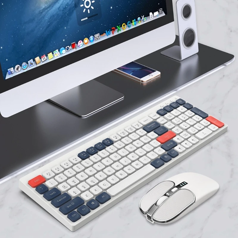 BK100-Wireless-Keyboard-Mouse-Set-Double-Modes-2-4GHz-Bluetooth-compatible-Rechargable-Mini ...