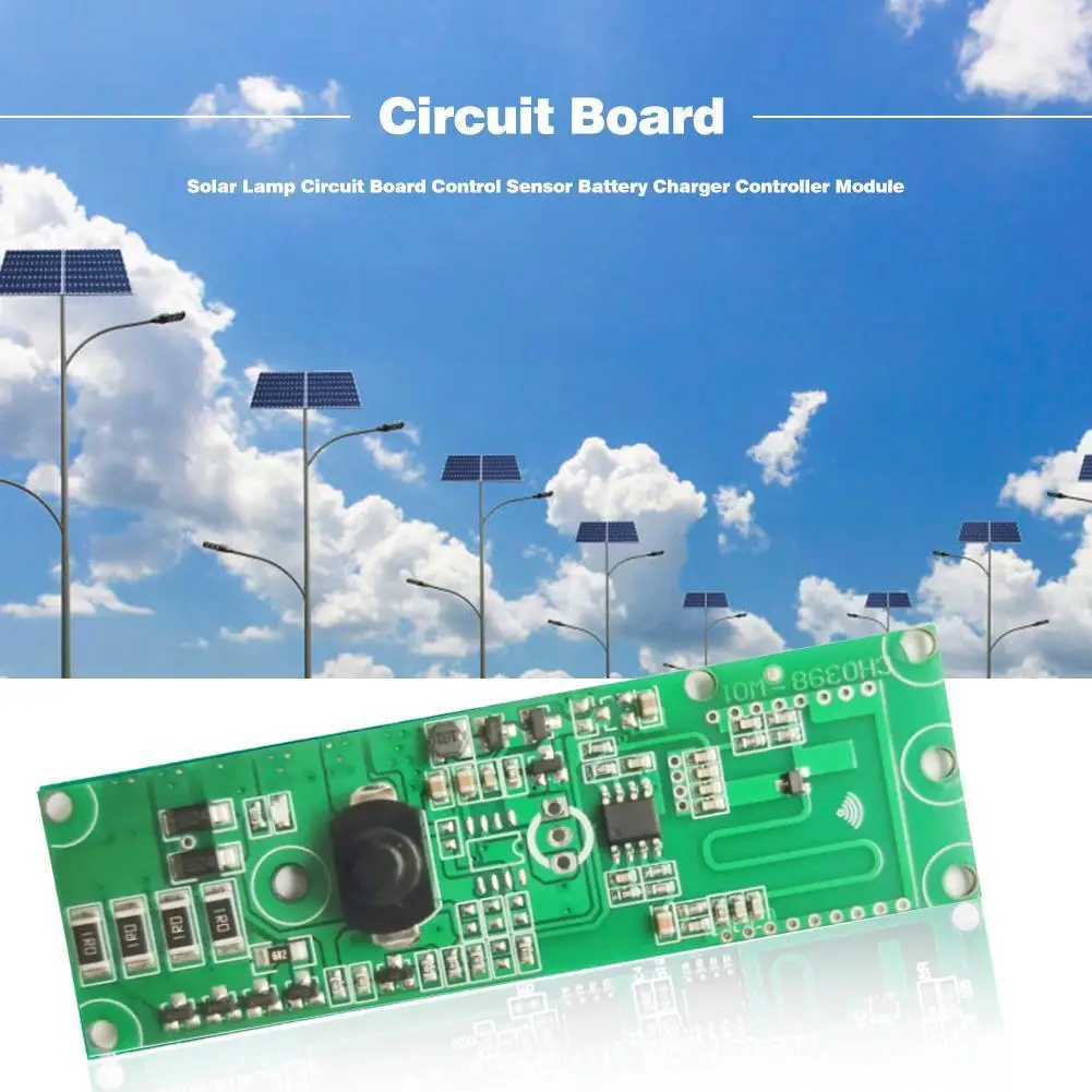 3.2V 3.7V Radar Induction Solar Wall Light PCB Solar Lamp Control Board ...