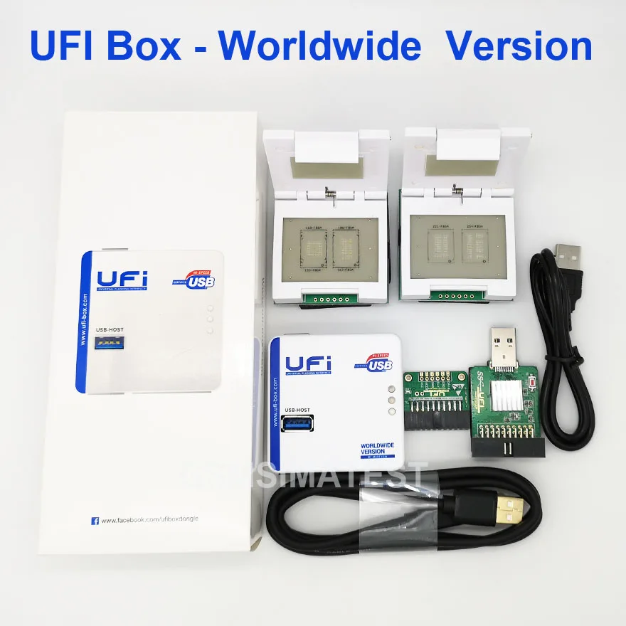 100% Original UFI Box Full Set EMMC Service Tool for FBGA 153 169 162 ...